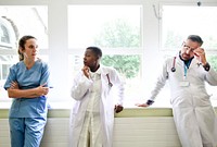 Medical team taking a break | Premium Photo - rawpixel