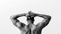 Black man stretching his back | Premium Photo - rawpixel