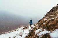 Mountaineer climbing Forcan Ridge Glen | Premium Photo - rawpixel