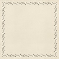 Vintage ornamental decorative frame on beige | Free PSD - rawpixel