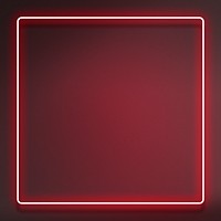 Glowing neon frame dark red | Premium PSD - rawpixel