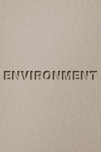 Environment text paper cut font | Free Photo - rawpixel
