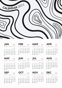 Calendar 2021 year editable template | Premium PSD - rawpixel