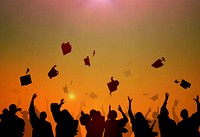 Diverse International Students Celebrating Graduation | Premium Photo ...