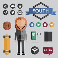 Illustration of a man isolated | Premium Vector - rawpixel