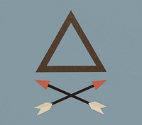 Triangle Pyramid Arrow Sign Icon | Free Photo - rawpixel