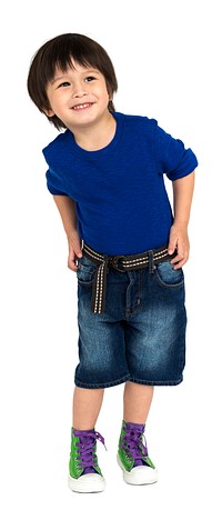 Boy Cheerful Studio Portrait Concept | Premium PSD - rawpixel