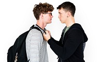 Friends fight together arguing battle | Premium PSD - rawpixel
