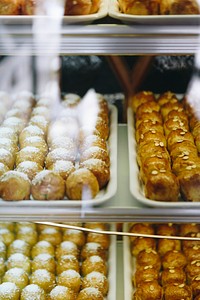 Chinese pastries in display showcase | Free Photo - rawpixel