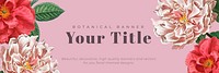 Vintage botanical banner design vector | Premium Vector - rawpixel