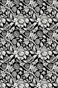 William Morris's vintage black and | Premium Photo - rawpixel