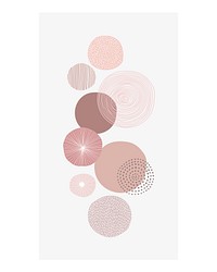 Pastel pink round patterned background | Premium Photo - rawpixel