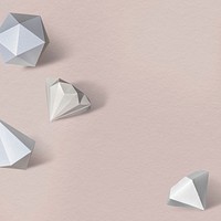 Gray paper craft diamond patterned | Free PSD - rawpixel