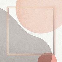 Gold square metallic frame psd | Premium PSD - rawpixel