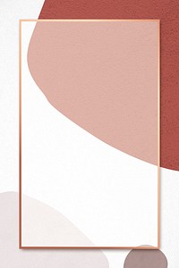 Red gold frame psd design | Premium PSD - rawpixel