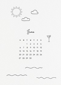 June 2021 printable template vector | Premium Vector - rawpixel