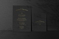 Menu card psd mockup ad | Premium PSD Mockup - rawpixel