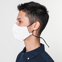 Boy wearing white face mask | Free Photo - rawpixel
