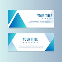 Blank abstract design banner illustration | Free Vector - rawpixel