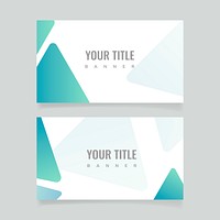 Blank abstract design banner illustration | Premium Vector - rawpixel