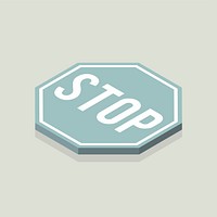 Vector of stop sign icon | Free Vector - rawpixel