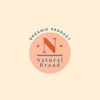 Natural brand logo badge design | Free Vector - rawpixel