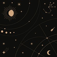 Simple star background, minimal celestial | Premium PSD - rawpixel
