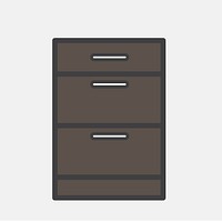 Illustration of document drawer | Premium Vector - rawpixel