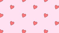 Heart pattern desktop wallpaper, social | Premium Photo - rawpixel