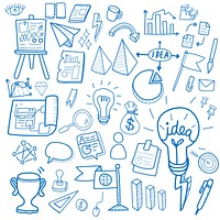 Illustration startup business doodle collection | Premium Vector - rawpixel