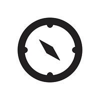 Compass icon on white background | Free Icons - rawpixel