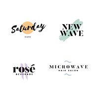 Collection of logos and branding | Premium Vector - rawpixel