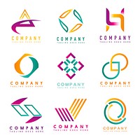 Set of company logo design | Premium Vector - rawpixel