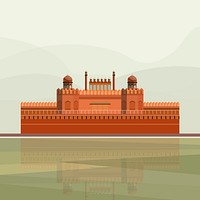 Illustration of The Red Fort | Premium Vector Illustration - rawpixel