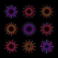 Set of firework explosion vectors | Premium Vector - rawpixel