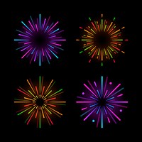 Set of firework explosion vectors | Premium Vector - rawpixel