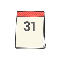 Wall calendar doodle style vector | Premium Vector - rawpixel