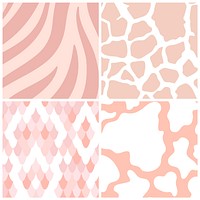 Set of seamless animal print | Free Vector - rawpixel