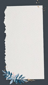 Leafy paper rectangle frame vector | Premium Vector - rawpixel