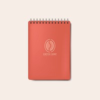 Spiral red notebook mockup isolated | Premium Vector - rawpixel