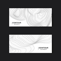 Black white abstract map contour | Premium Vector - rawpixel