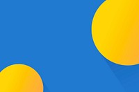 Round yellow and blue abstract | Premium Vector - rawpixel