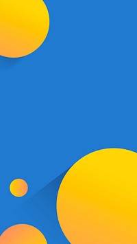 Round yellow and blue abstract | Premium Vector - rawpixel