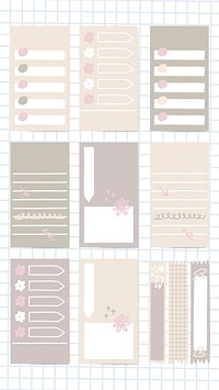 Sticky note doodle collection vectors | Premium Vector - rawpixel