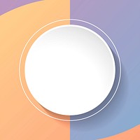 Blank circle colorful abstract frame | Premium Vector - rawpixel