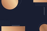 Modern copper geometric pattern blue | Premium Vector - rawpixel