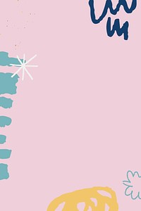 Pink scribble patterned background vector | Premium Vector - rawpixel