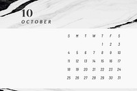 Black October calendar 2020 vector | Premium Vector - rawpixel