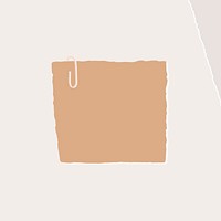 Brown square paper note social | Premium Vector - rawpixel
