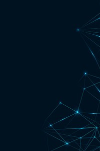 Blue polygon on dark background | Premium PSD - rawpixel